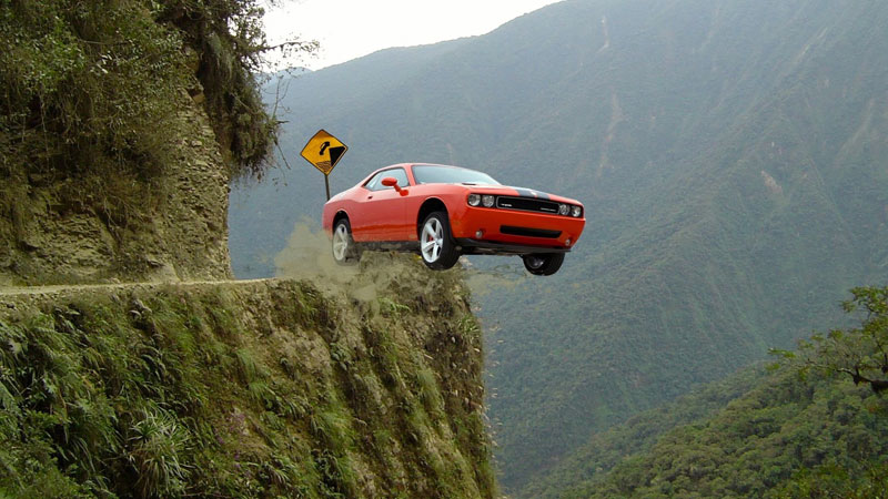 Watch Out For Dangerous Roads - Trucks On Triangles